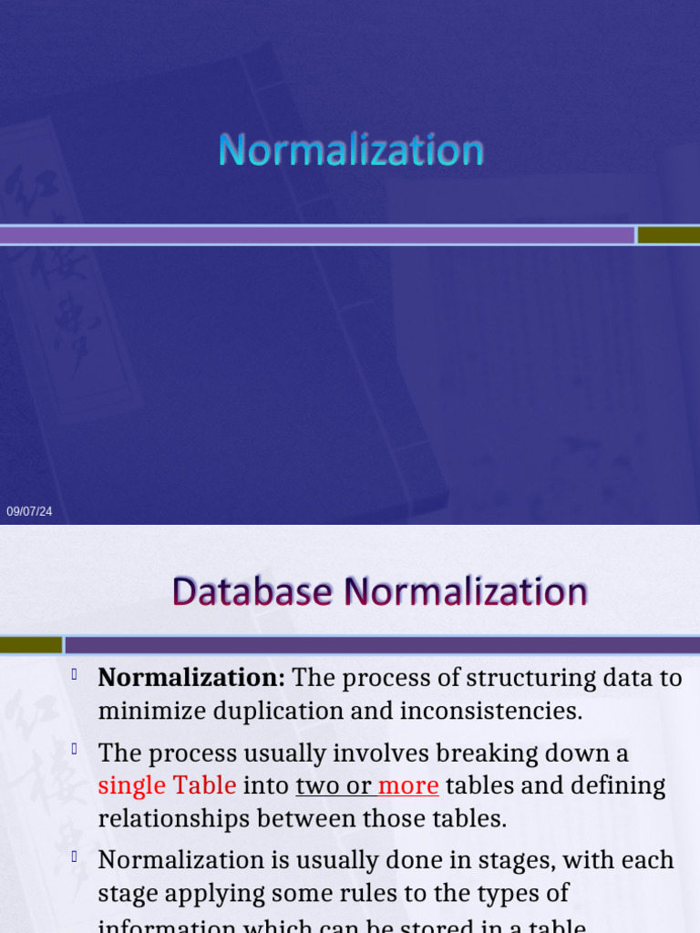 Normalization V2 | PDF