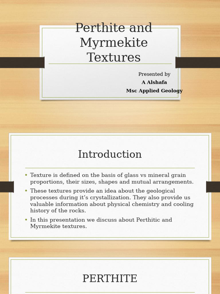 Perthite and Myrmekite | PDF