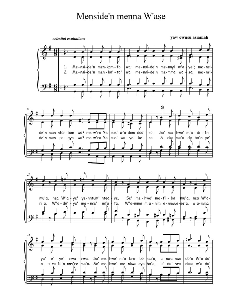 Menside'n Menna W'ase | PDF