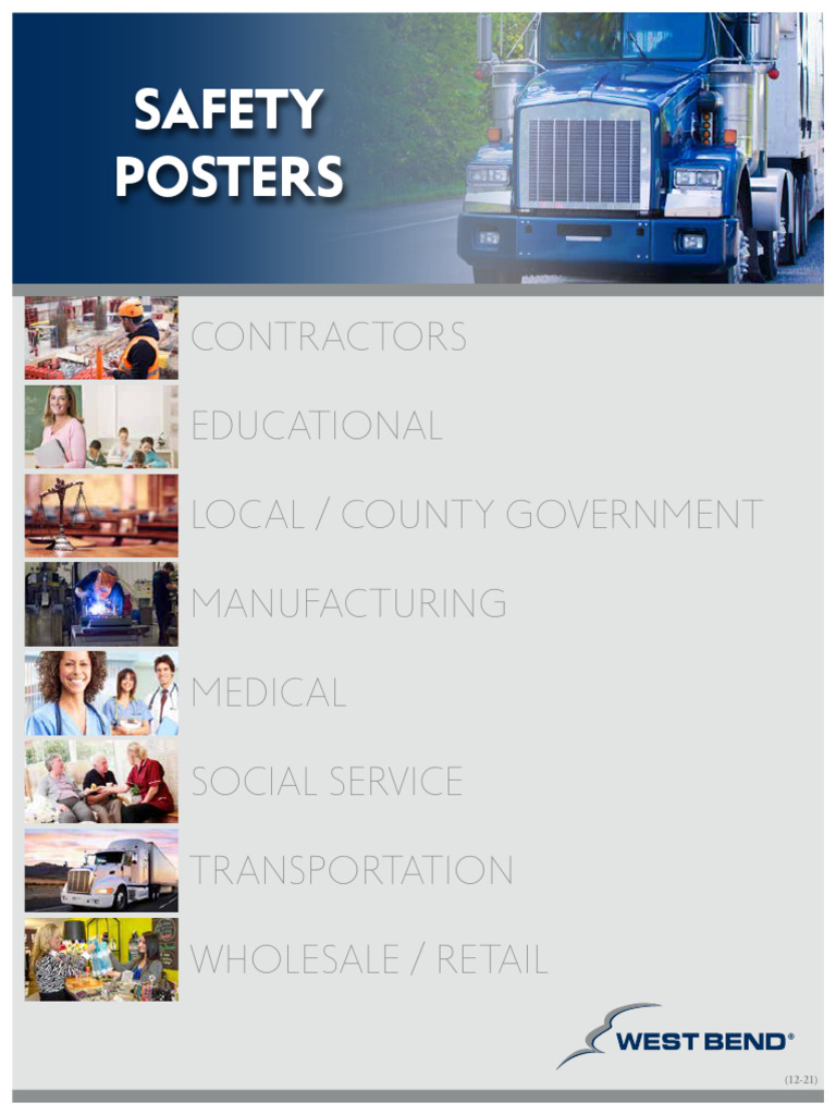Safety Poster Booklet 8-21 | PDF