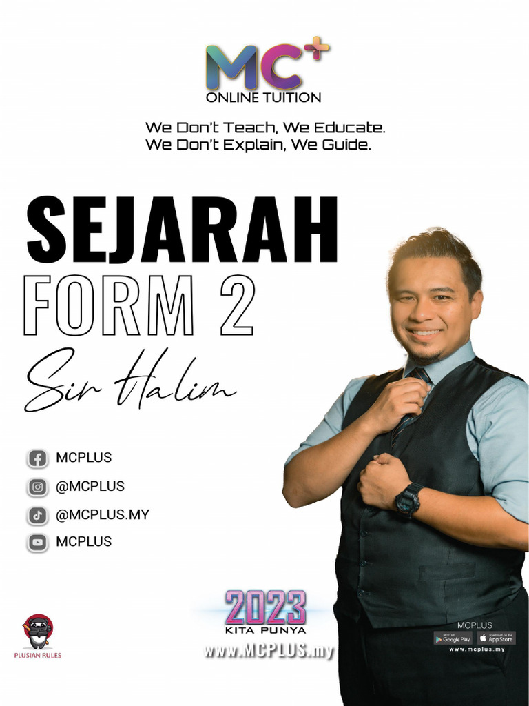 Form 2 Sej MR Halim 22.07.2023 (Part 1) | PDF
