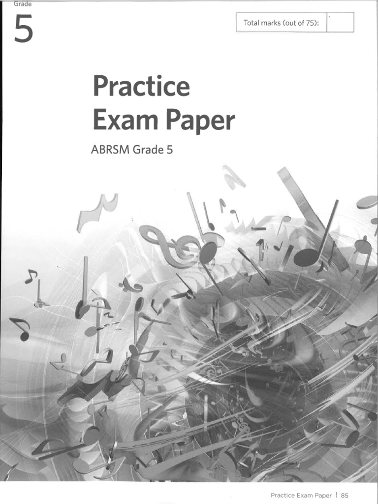 ABRSM Practice Exam Paper G5 | PDF