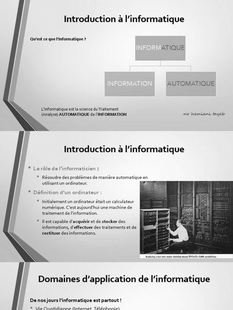 Cours Informatique L2 | PDF