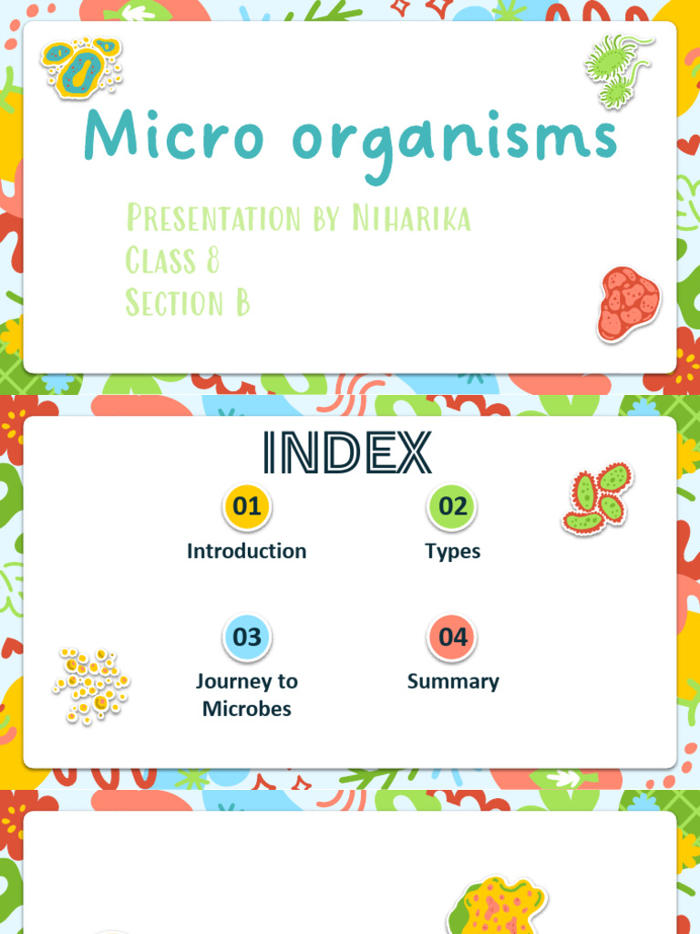 Microorganisms Class 8 | PDF