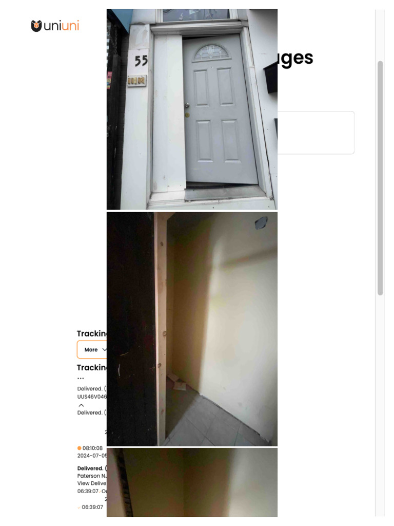 UniUni - Package Tracking | PDF