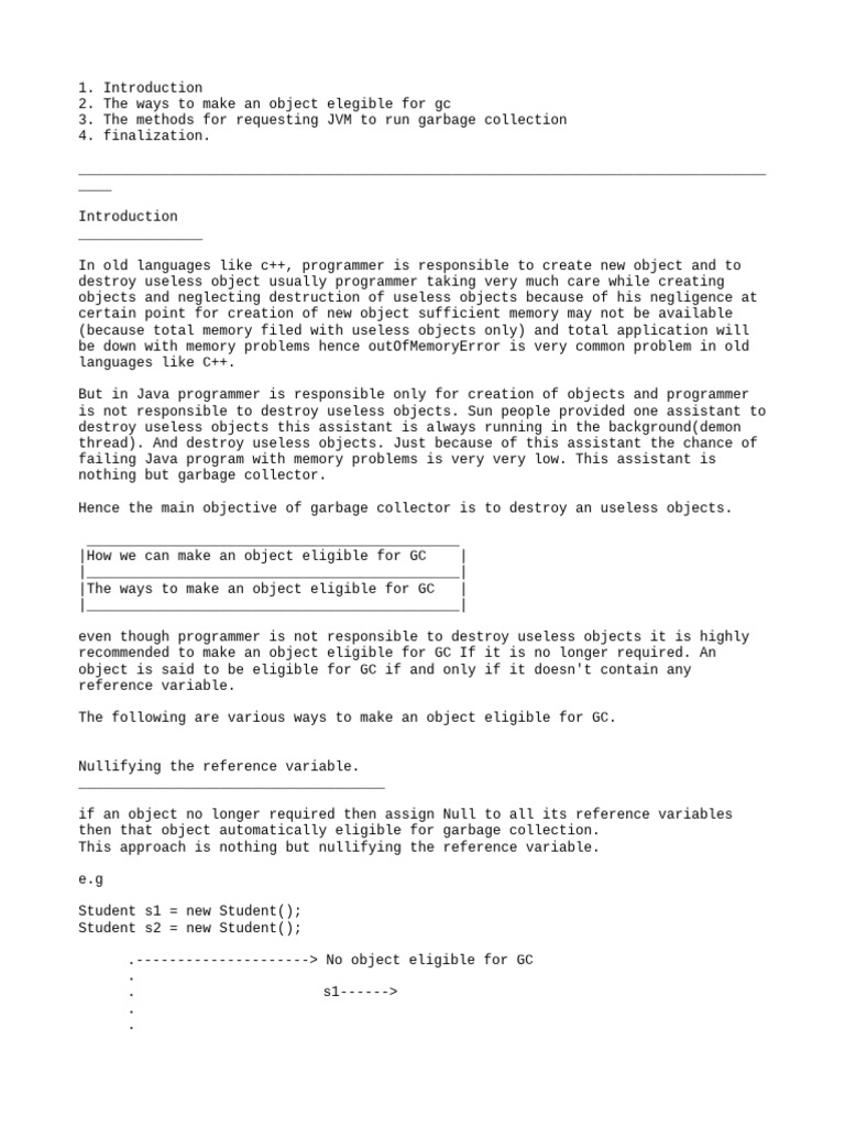 Garbage Collection | PDF