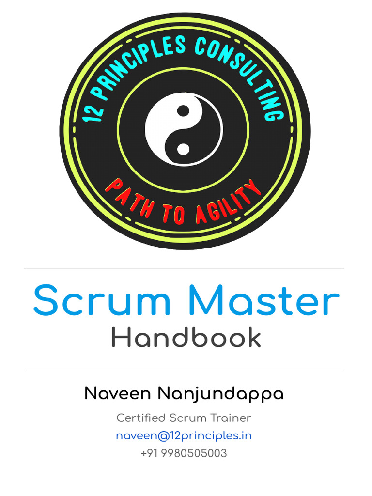 Scrum Master Handbook Overview | PDF | Scrum (Software Development ...