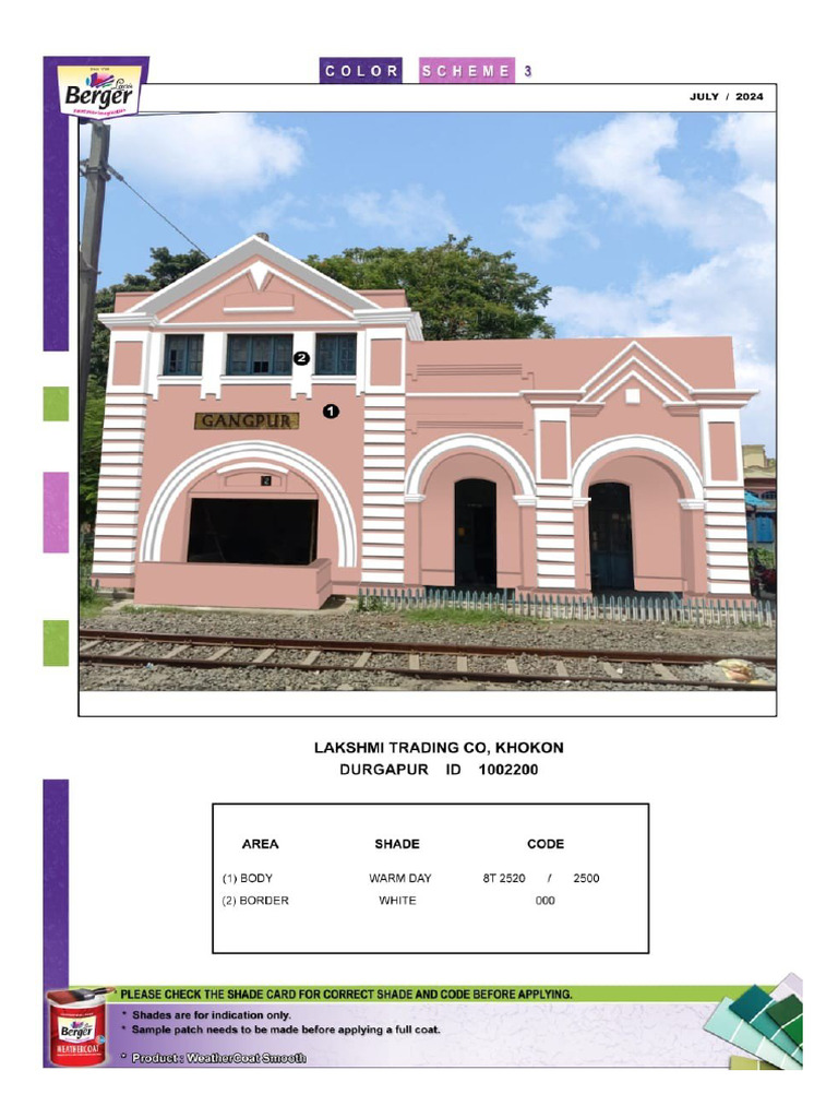 Gangpur STN. Colour Scheme | PDF