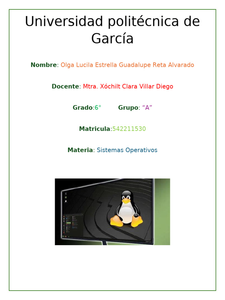 Reporte Curso Linux | PDF