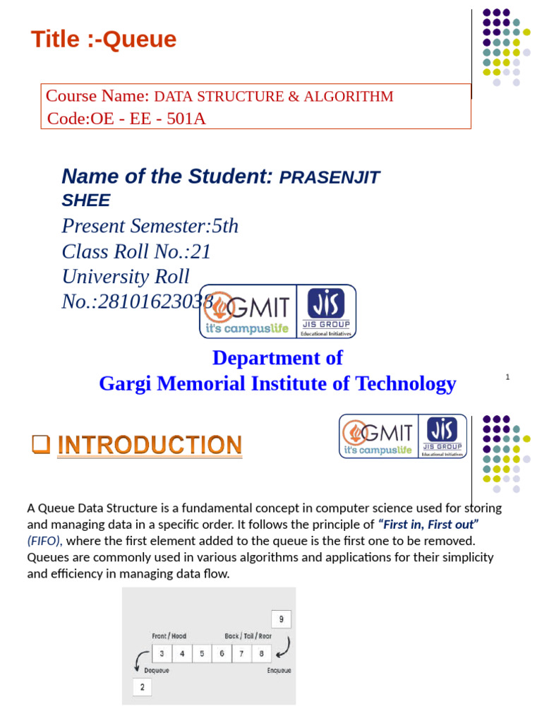 Data Structure & Algorithm Oe - Ee - 501a | PDF