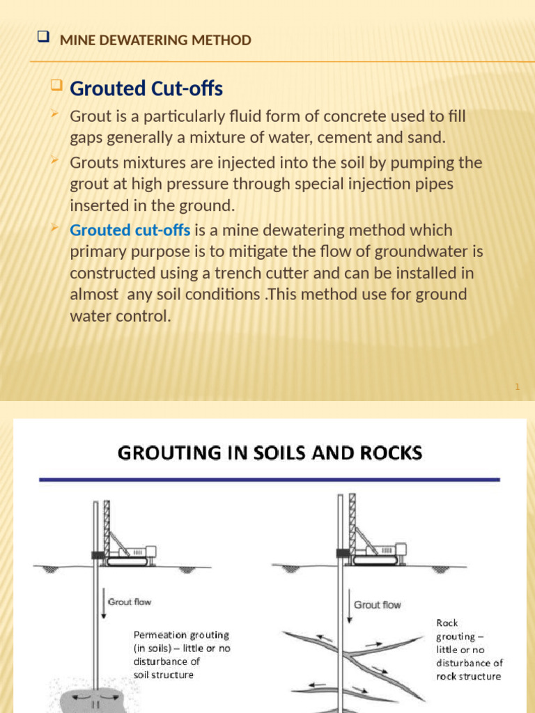 Grouting Cut Off | PDF