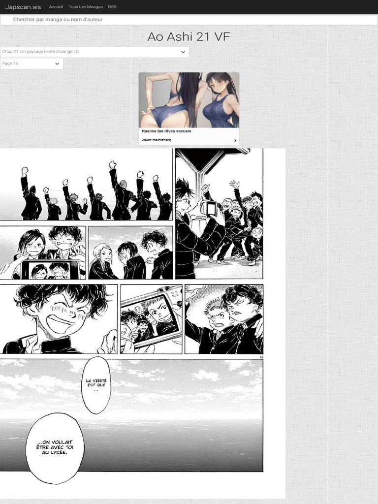 Ao Ashi 21 VF Lecture en Ligne JapScan | PDF