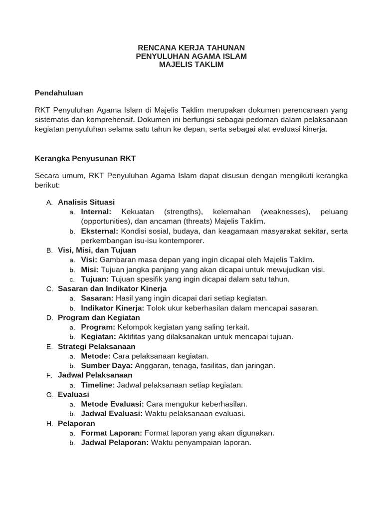 Contoh Rkt Bimluh 1 | PDF