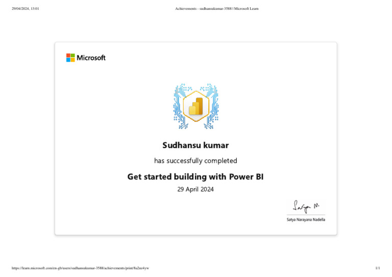 Get started building with Power BI | PDF