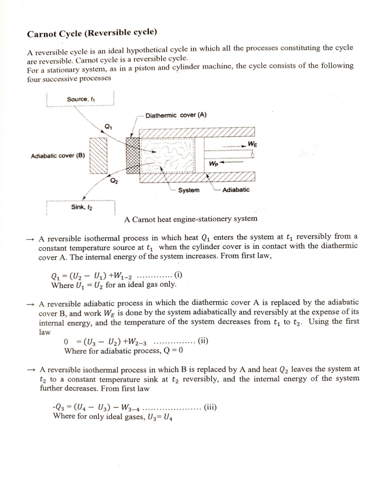 Carnot Cycle | PDF