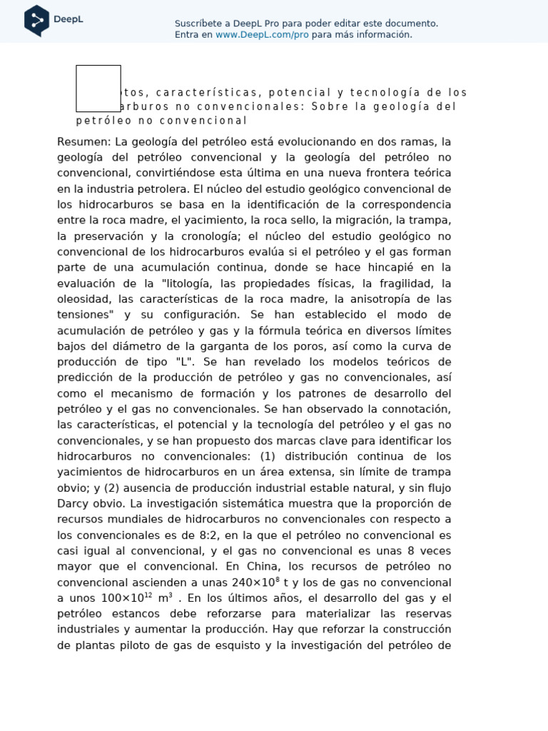 Concepts, Characteristics, Potential and Technology of Unconventional ...