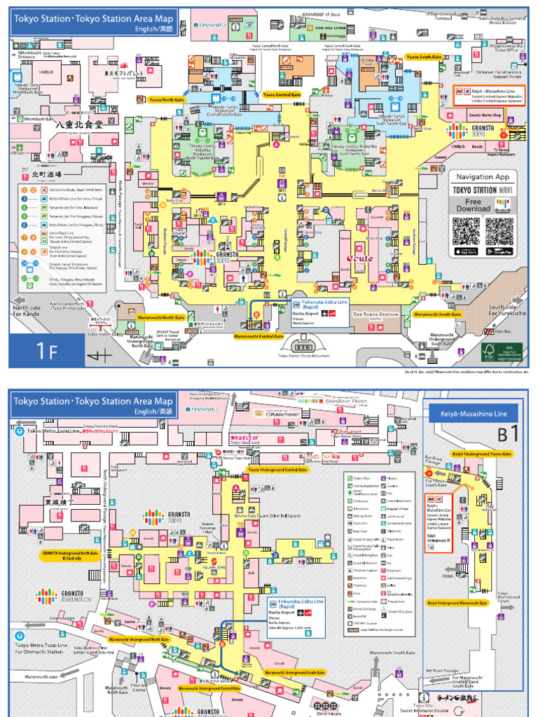 Tokyo Station Map - December 2022 | PDF