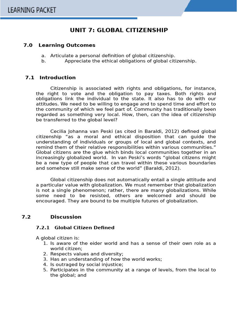 The-Contemporary-World-Module-7 | PDF