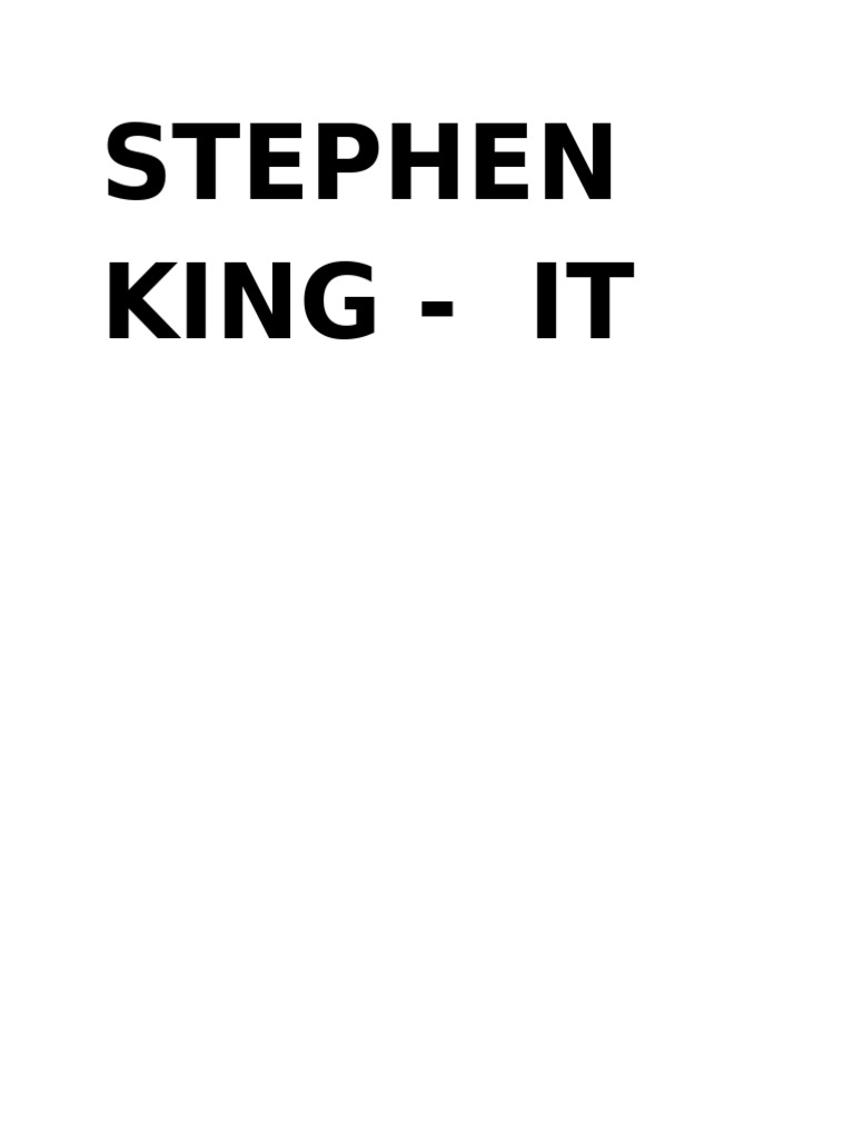 STEPHEN KING - | PDF