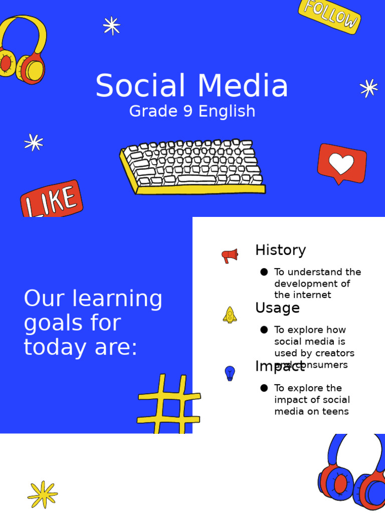 Social Media Grade 9 English | PDF