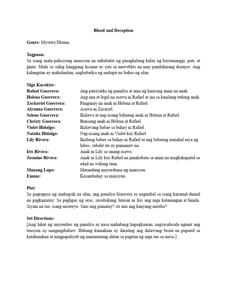 CWF - Act 1-3 Script | PDF