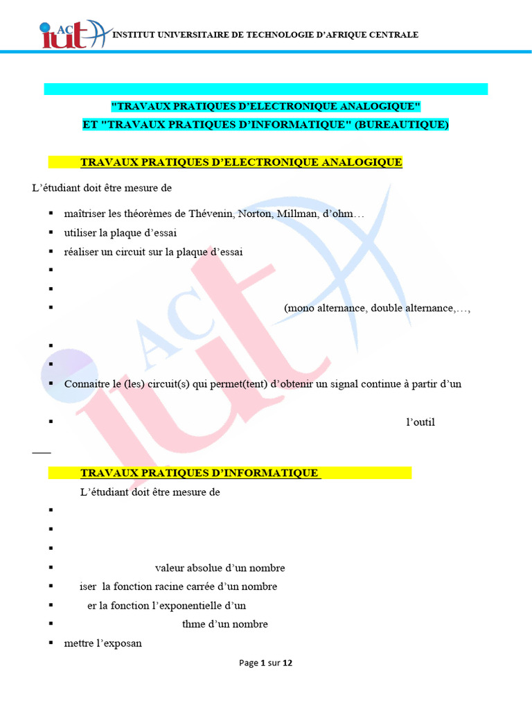 Programme Partiels Et Devoir S2 | PDF