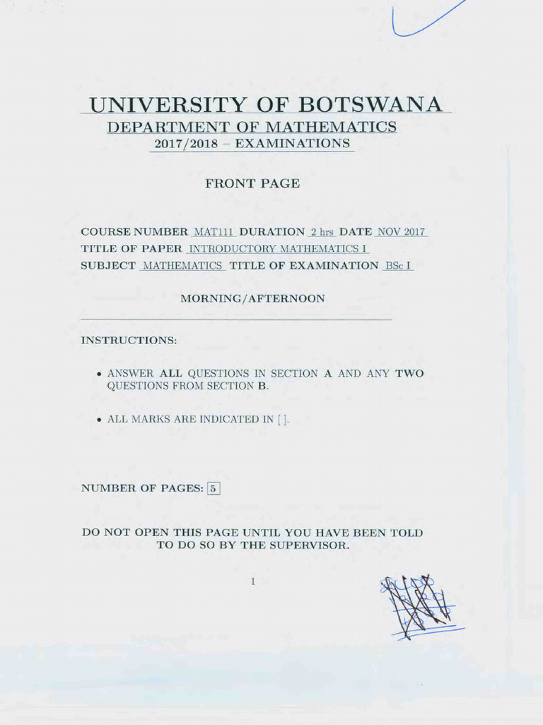 2017 Mat 111 | PDF