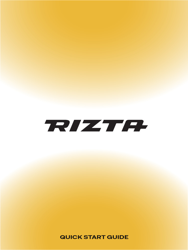 Rizta Z Quick Start Guide | PDF