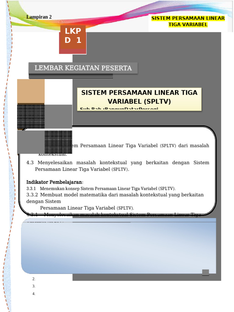 Lampiran 2 LKPD 1 AGUSTUS | PDF