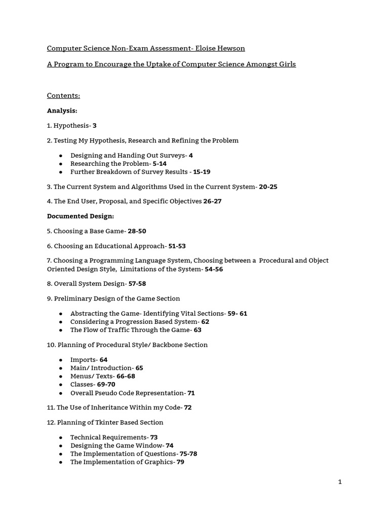 Comp Coursework | PDF