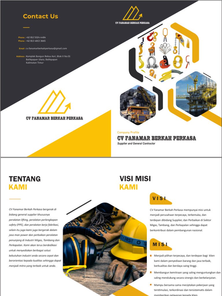 'Company Profile CV Fanamar Berkah Perkasa | PDF