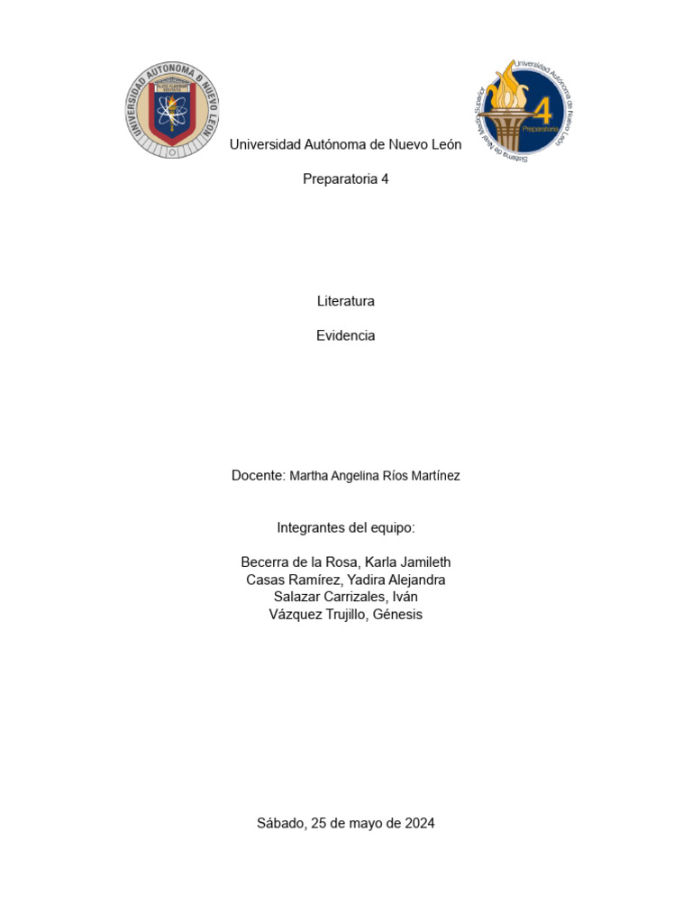 Equipo7 Ev E4 LITERATURA | PDF