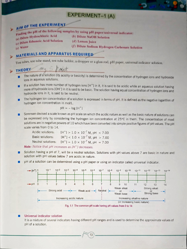 Chemistry All Practicals | PDF