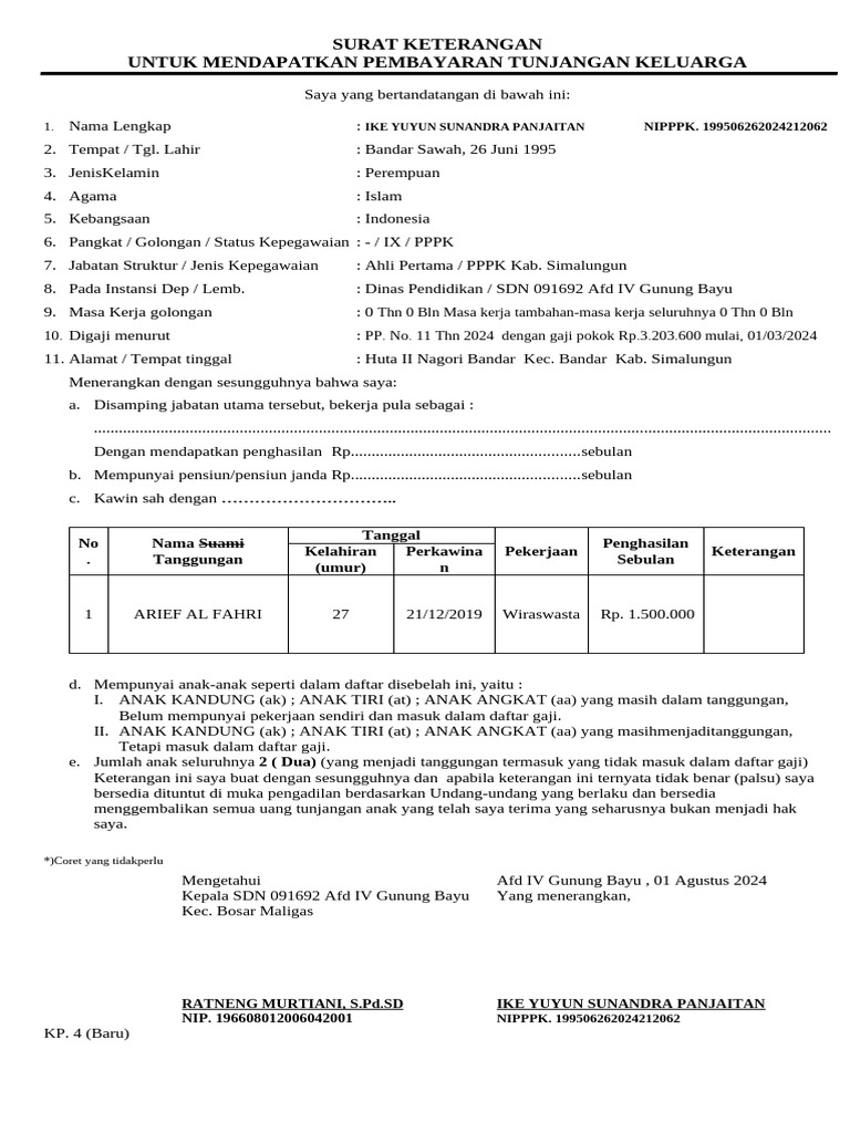 Format Skum Guru Yuyun | PDF