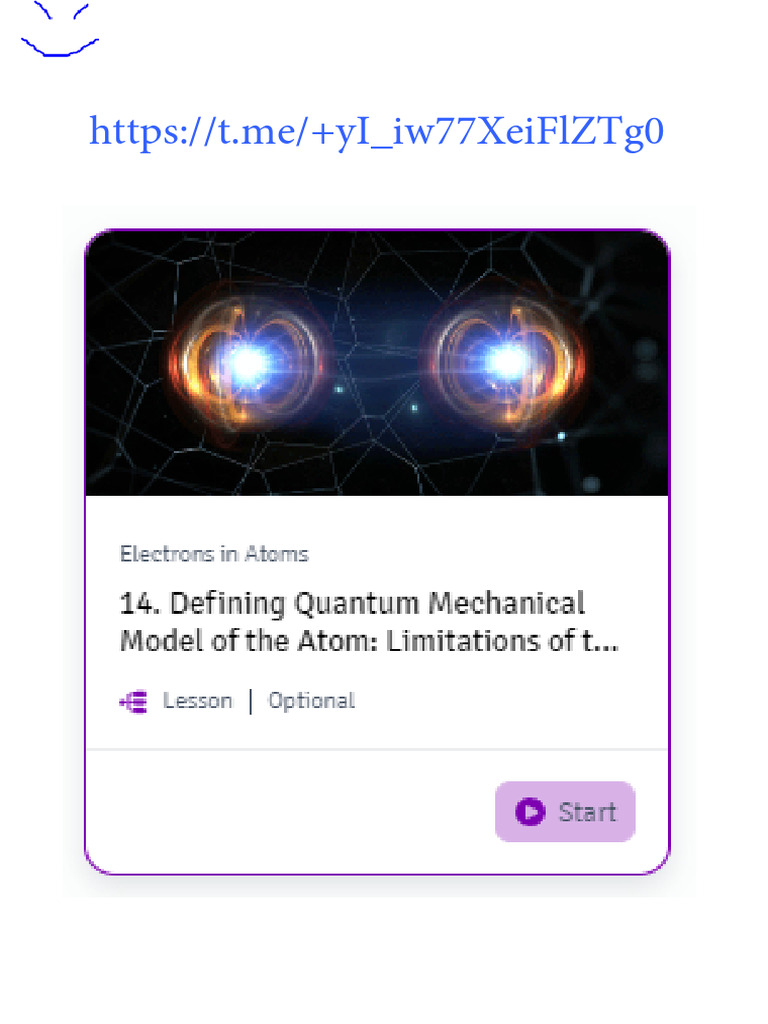 Chemistry 14 Defining Quantum Mechanical Model of The Atom 2 | PDF