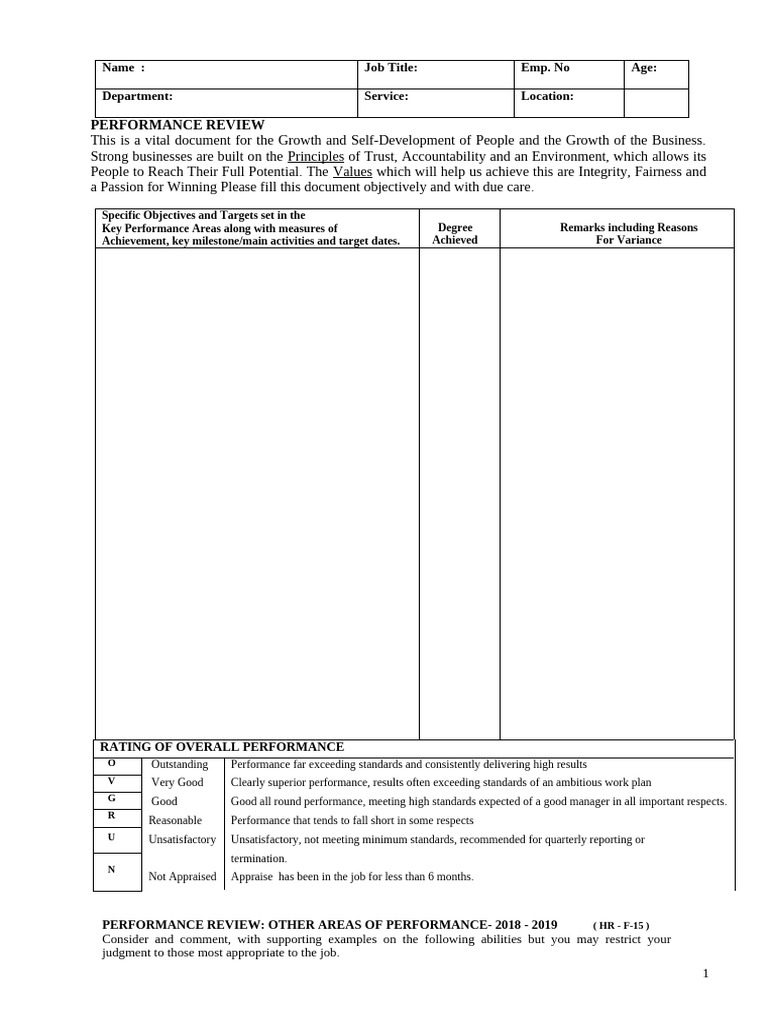 PDP Forms-2018-2019 | PDF