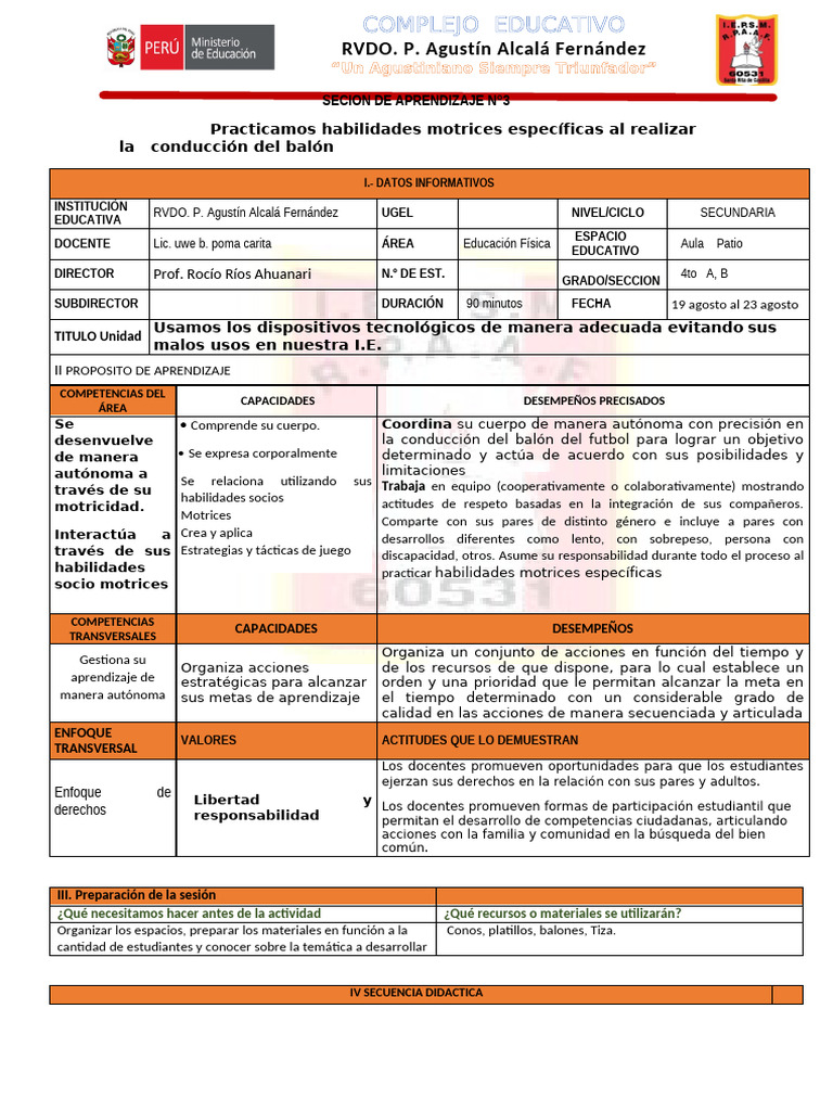 UNIDAD 5 SECION 3 Cuarto | PDF