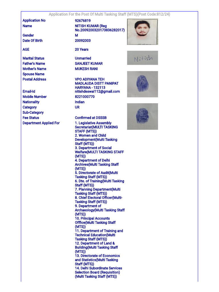 Nitu Mts Documents | PDF