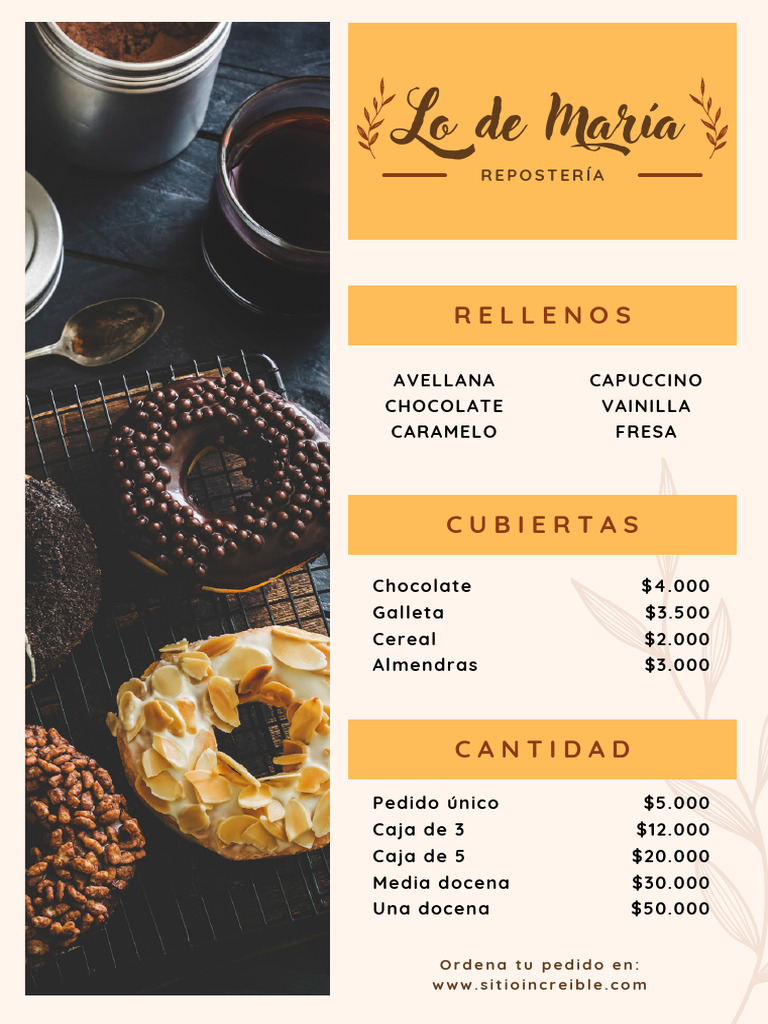 Rellenos y Cubiertas de Repostería | PDF
