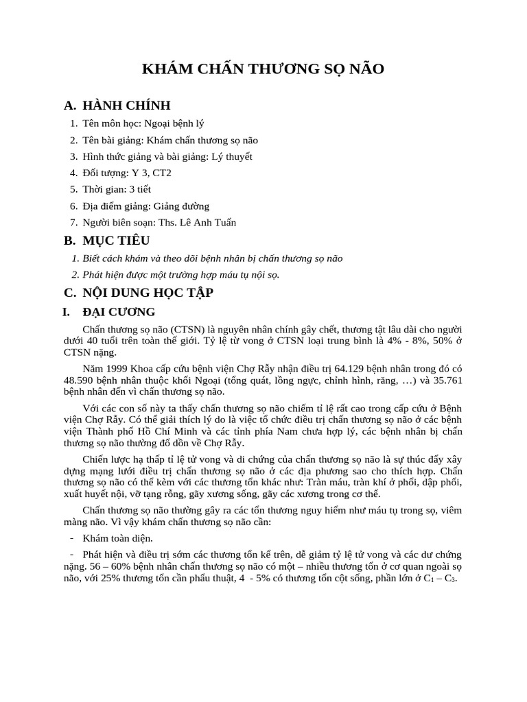 Kham CTSN | PDF