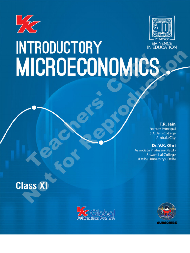 Microeconomics Class11 VK Ohri | PDF