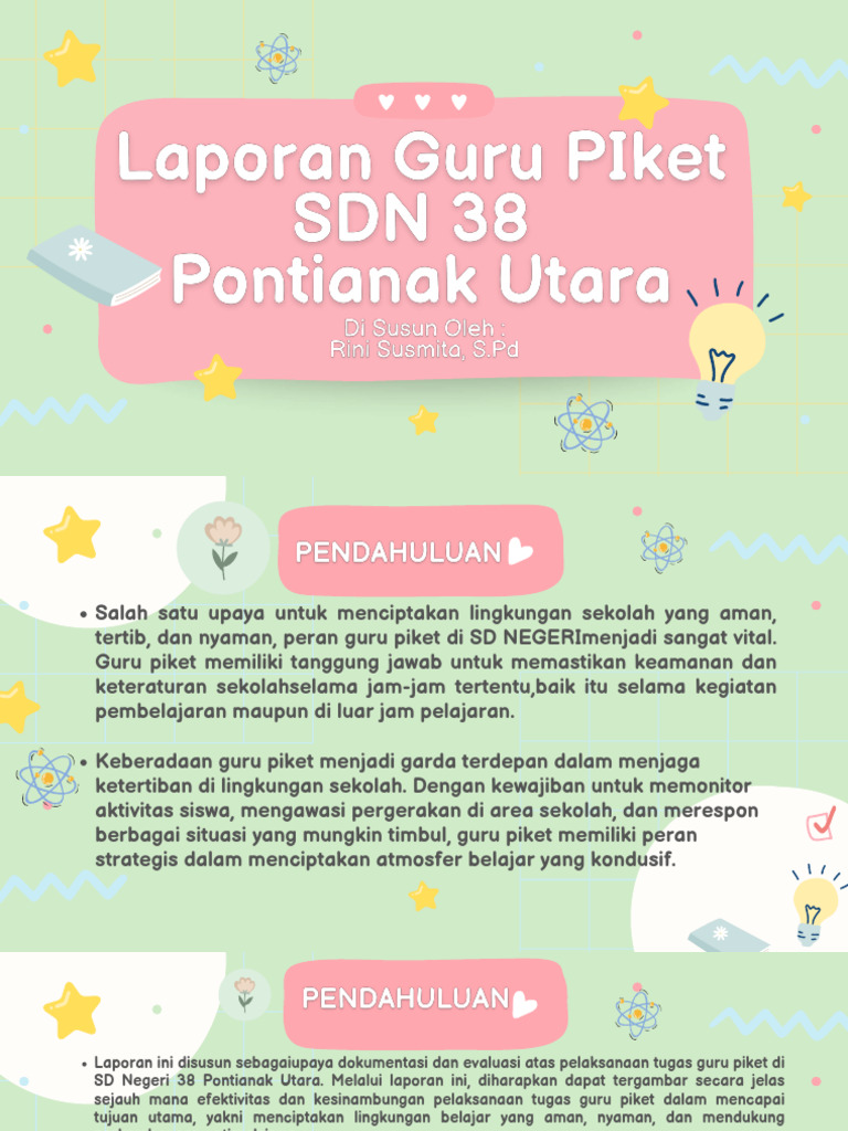 Laporan Piket Rini (1) - Compressed | PDF