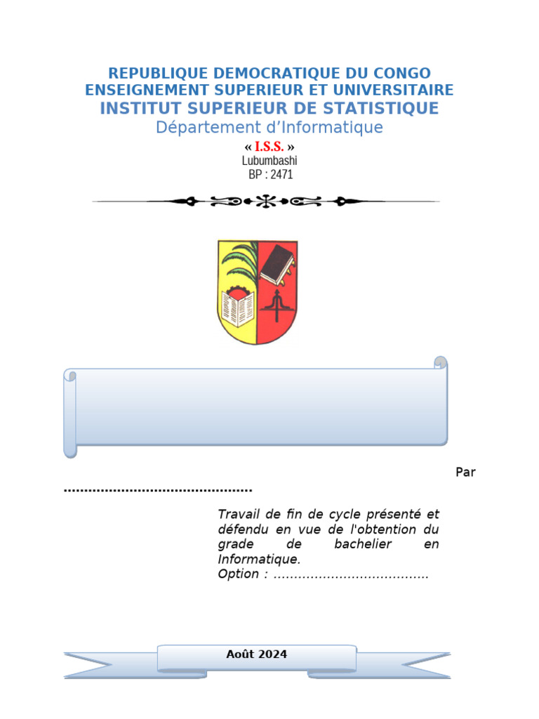 Page de Garde Bac3 | PDF