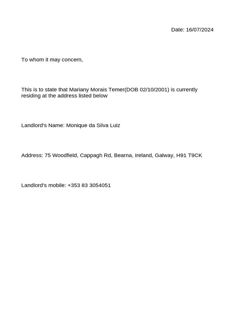 Proof of Address2 | PDF