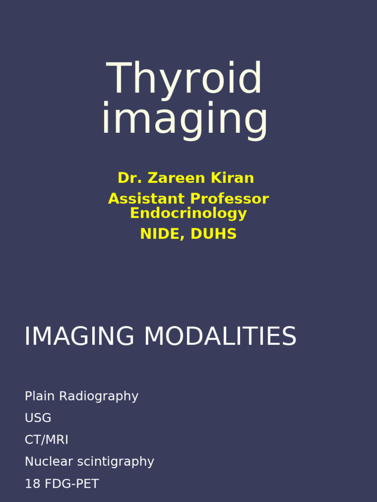 Thyroid Imaging | PDF