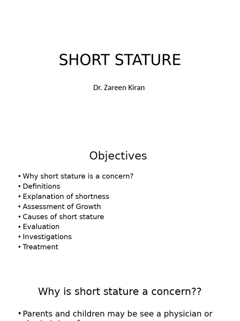 Short Stature | PDF