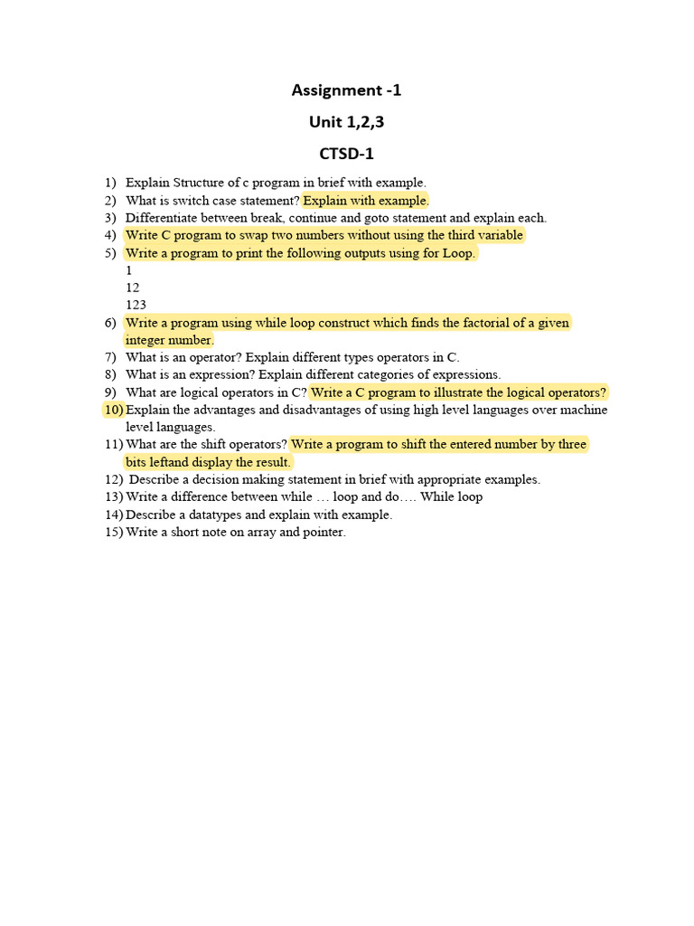 Assignment 1 Unit 1,2,3 | PDF | Teaching Methods & Materials | Technology & Engineering