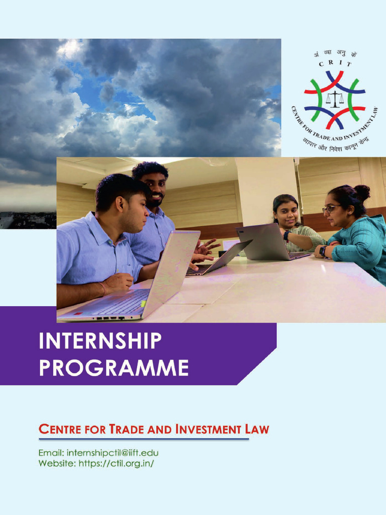 CTIL Internship Brochure Print July 30 | PDF