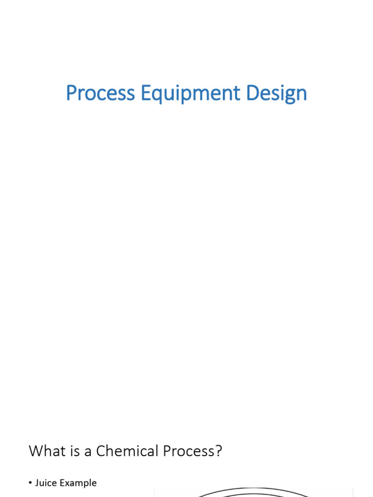 Process Equipment Design-1st PPT copy (1) | PDF