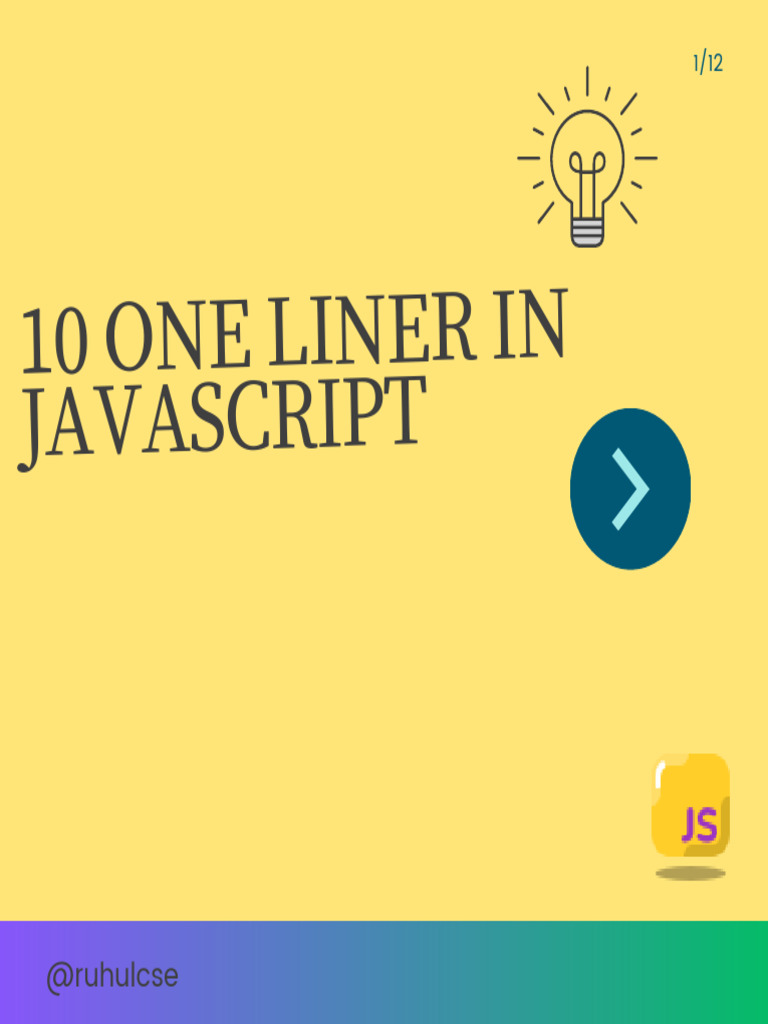 10 One Liner in Javascript | PDF